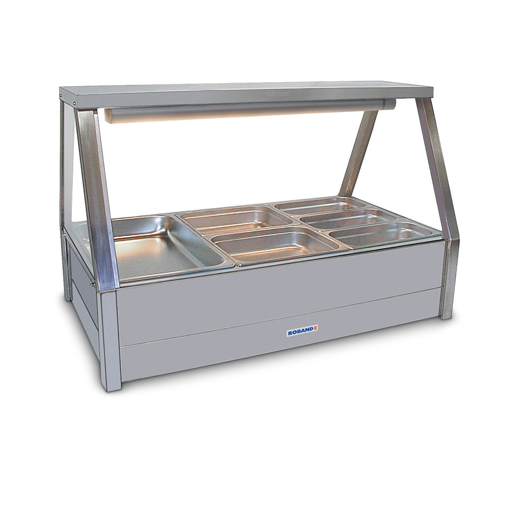 Roband Straight Glass Hot Food Display Bar, 6 pans double row - E23 ...