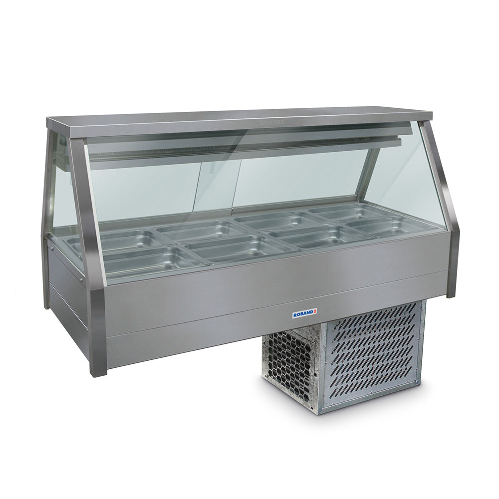 Roband Straight Glass Refrigerated Display Bar - Piped and Foamed only ...