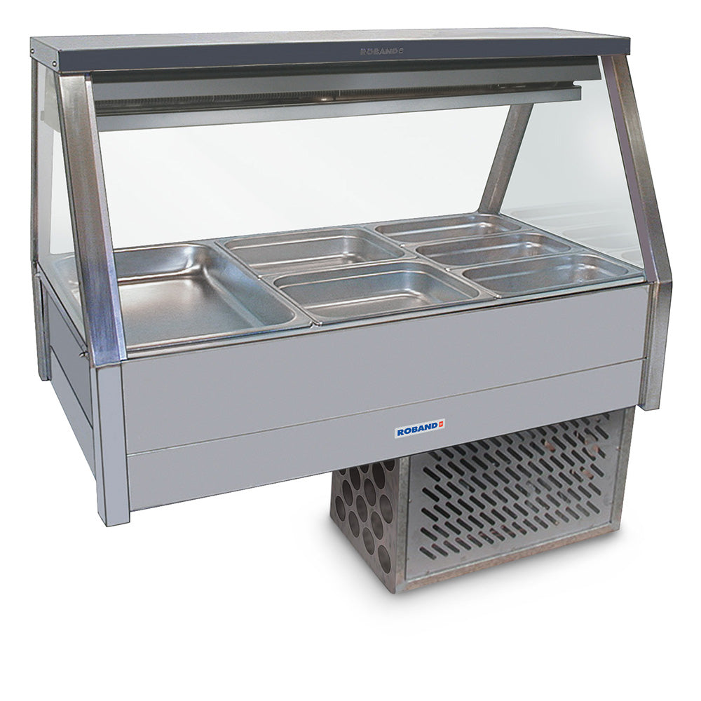 Roband Straight Glass Refrigerated Display Bar, 6 pans - ERX23RD ...
