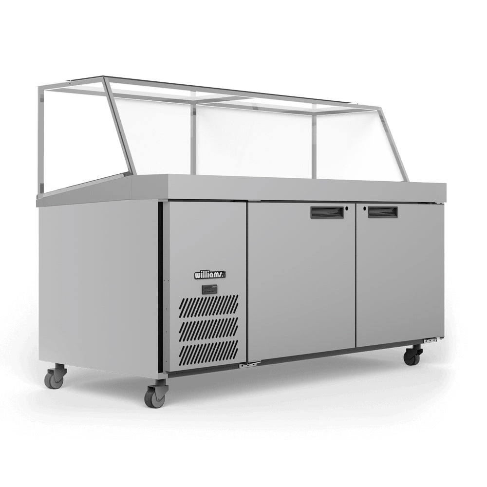 Williams Banksia - Two Door Stainless Steel Prep Counter Fridge With A ...