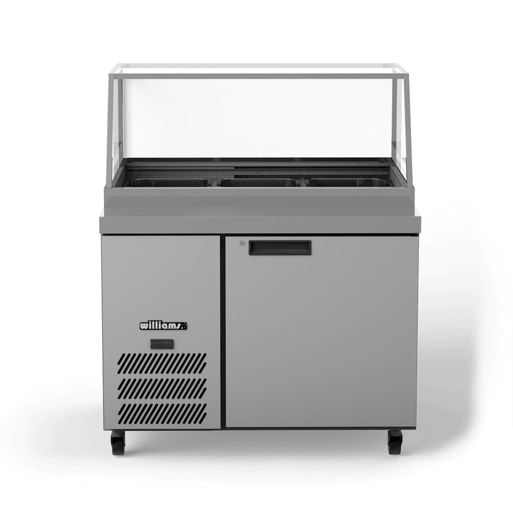 Williams Banksia - One Door Prep Counter Fridge With Flat Blown Air We ...