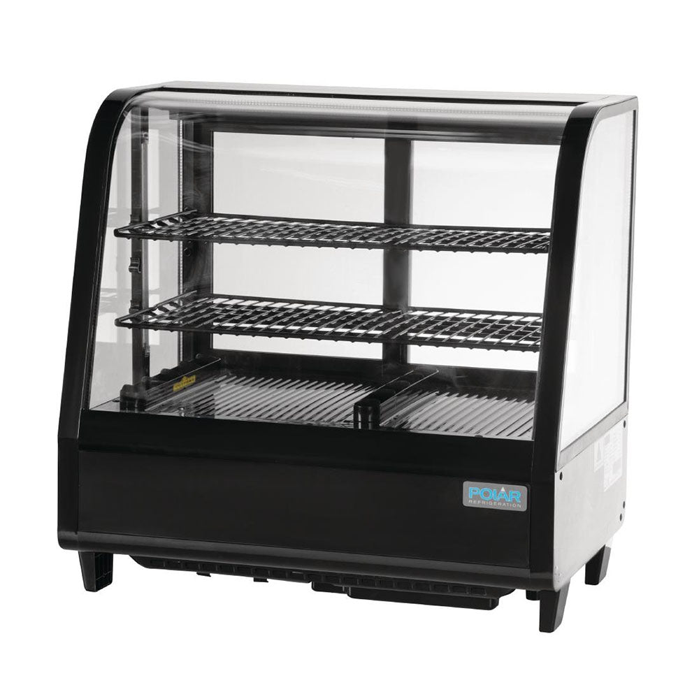 Polar C-Series Countertop Food Display Fridge 100L Black - CC611-A ...